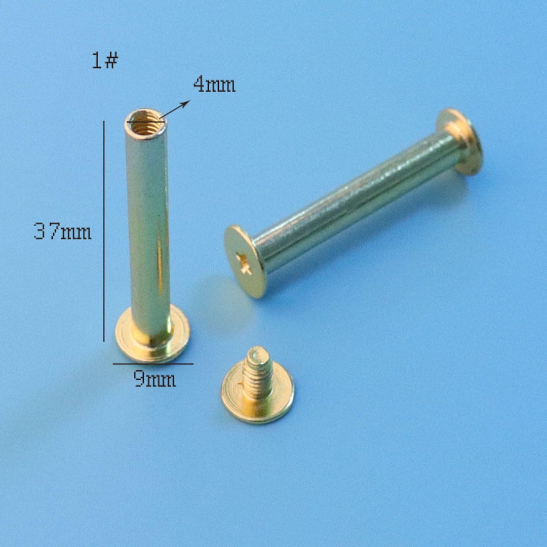 6sets Solid Rivets Nut Chicago Binding Screws, Fastening Screws, Post ...