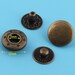 50sets 12mm Snap Button Set With Bronze Color,metal Sew on Snap Buttons ...