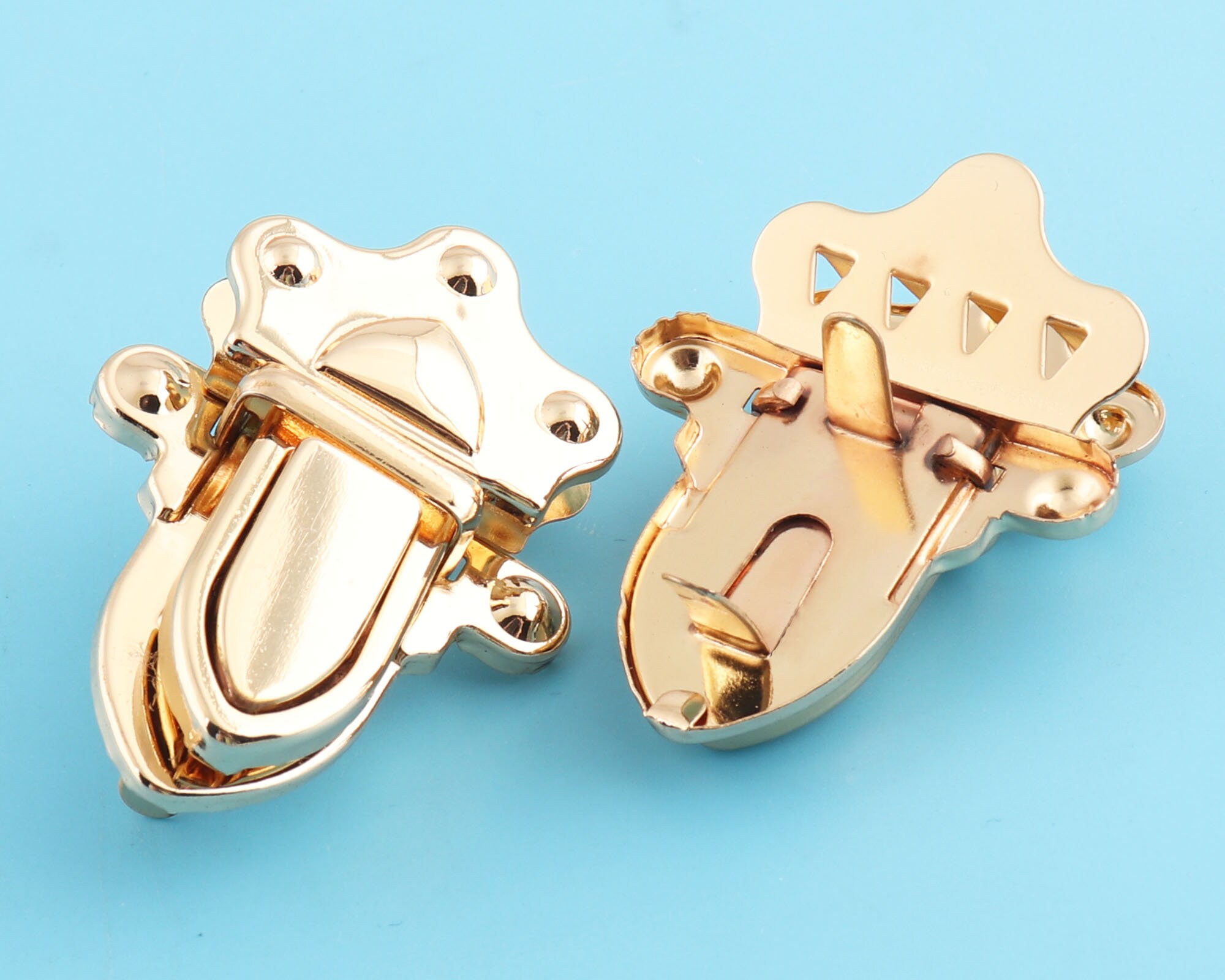 Purse lock Tongue Purse Lockbag Latch with gold color5240mm | Etsy