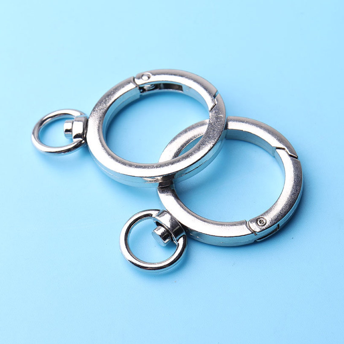 4pcs 33mm Silver O-rings Spring Gate Ring Large O Rings Spring | Etsy