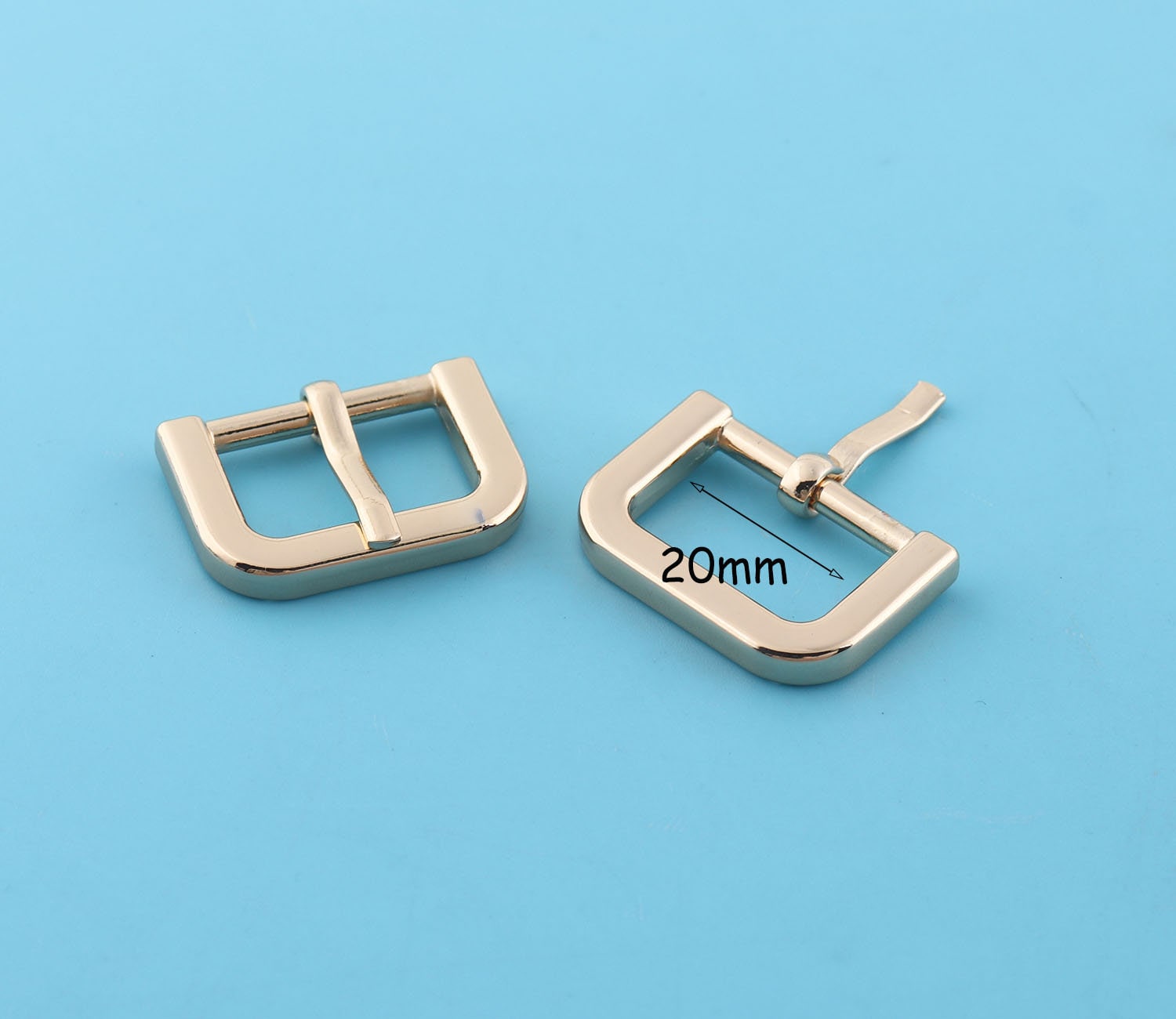 20mm Gold Pin Buckles Metal Triglide Strap Slide Buckle Keeper - Etsy