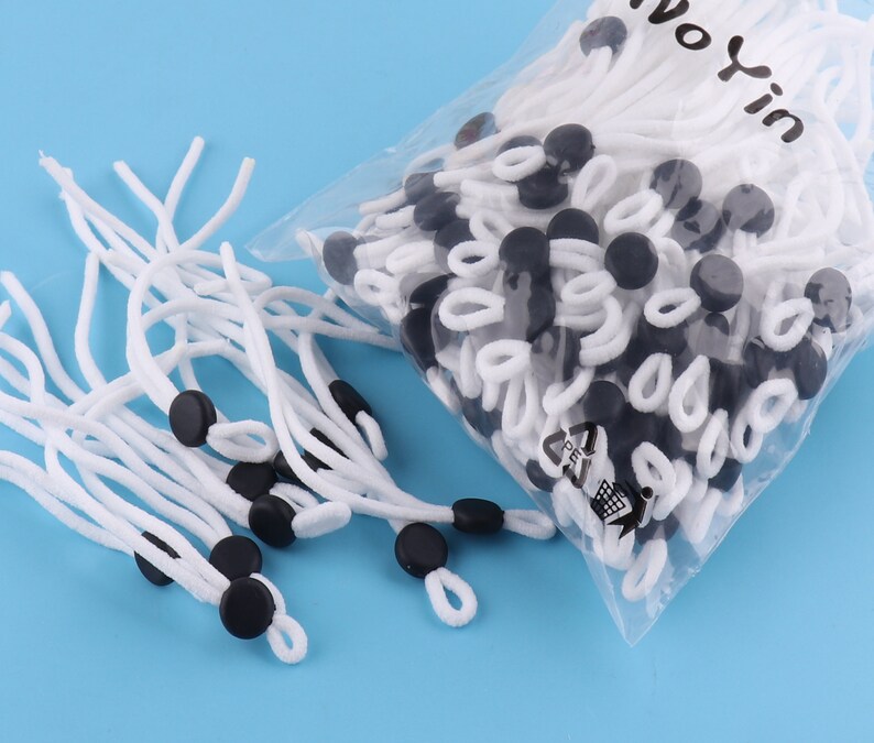 10CM9MM Elastic Cord Stopper,cord Locks to Adjust Ear Loop,face Mask ...