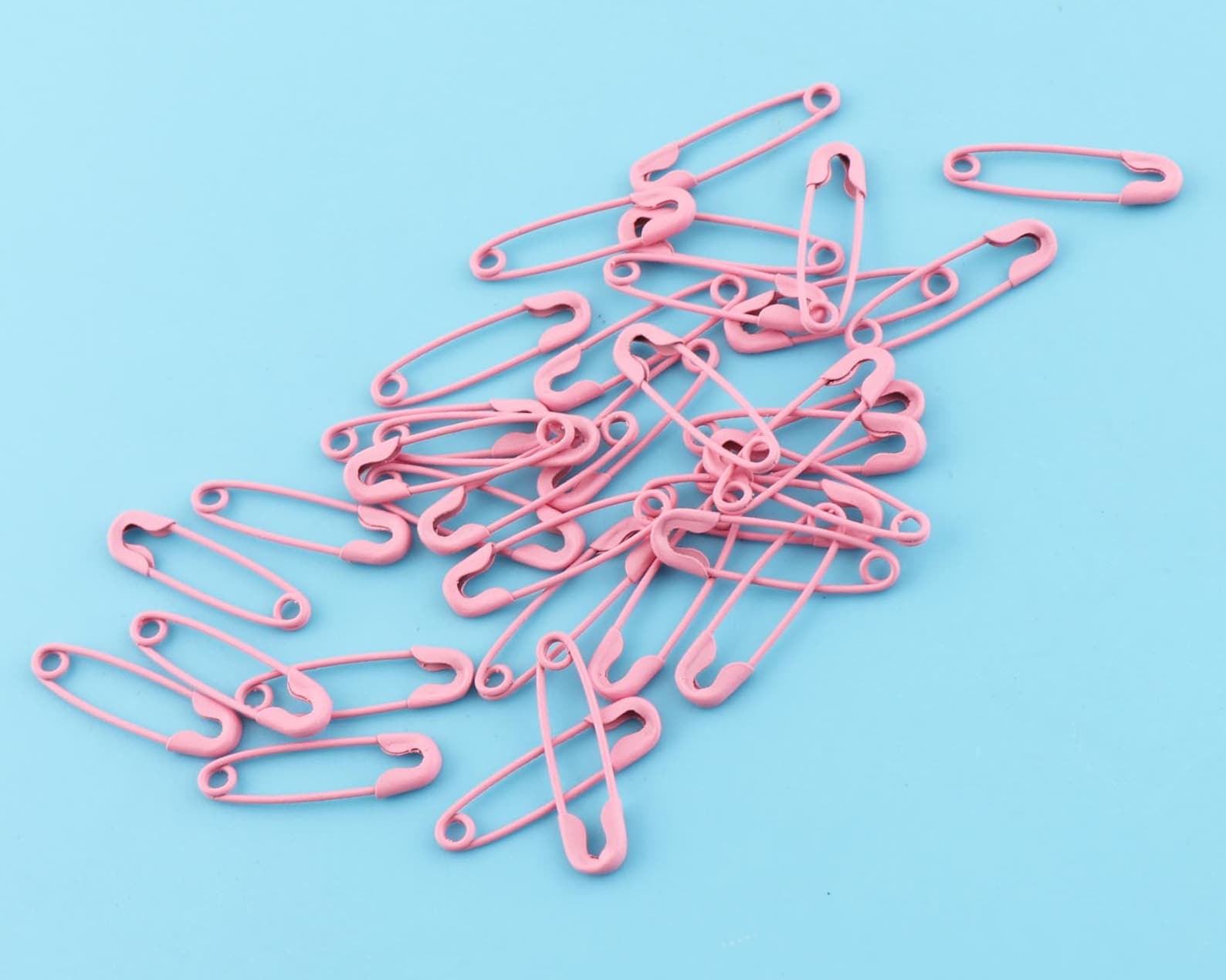Pink Color Safety Pinmetal Safety Pincolorful Pins120 Sets - Etsy