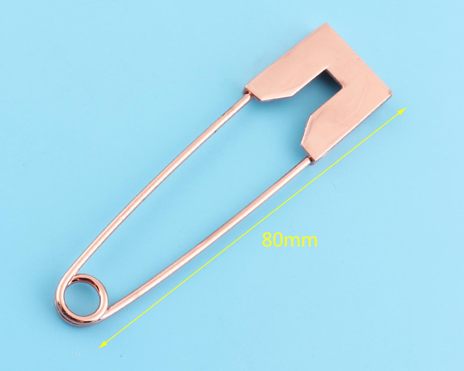 Metal Safety Pin,rose Gold Color Safety Pin,colorful Pins,6 Sets 80 Mm ...