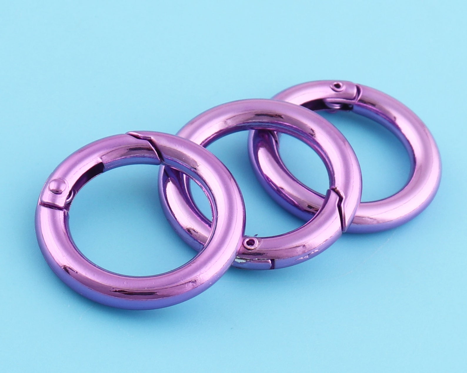 Spring Gate Ring O Ring,round Gate Ring With Purple Color,out Diametel ...