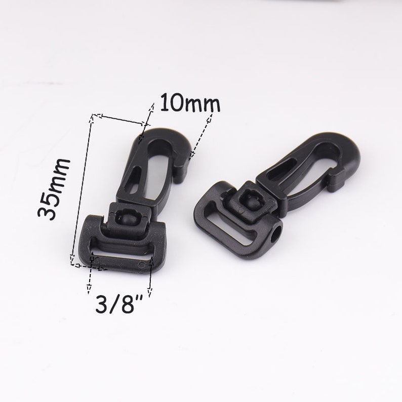8pcs Snap Tilt Hook Clips Plastic Snap Hooks for Backpack Bags - Etsy