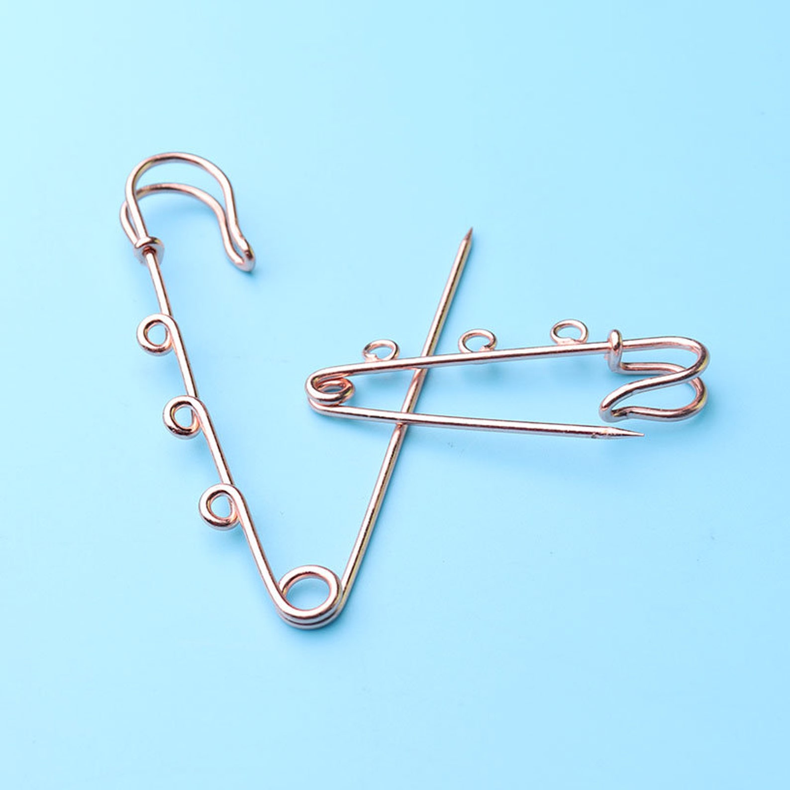 6pcs Safety Pins Big Pins Jumbo Pins Blank Pink for Hand Craft - Etsy