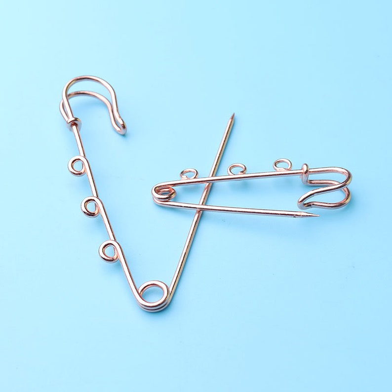 6pcs Safety Pins Big Pins Jumbo Pins Blank Pink for Hand Craft - Etsy