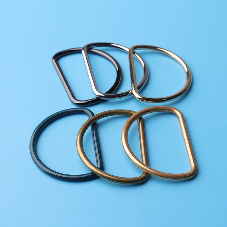 4pcs Metal D Ring Zinc Alloy Flat Plated High Quality for - Etsy