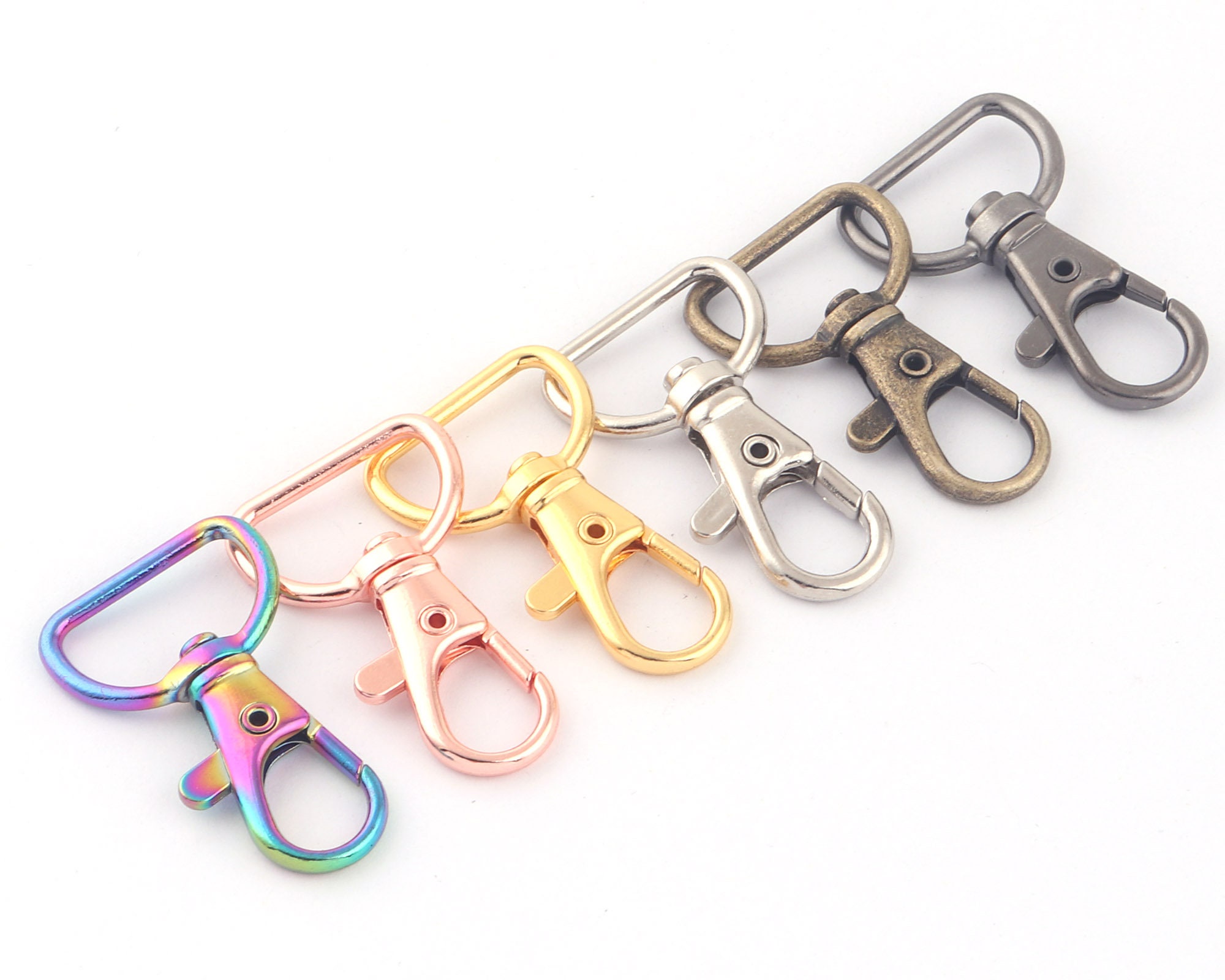 20mm rainbow Swivel Clasps clawswivel dog hookLobster Clasp | Etsy