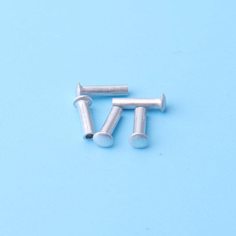 100pcs Silver Color Solid Rivets Metal Work Rivets - Solid Nail Head ...