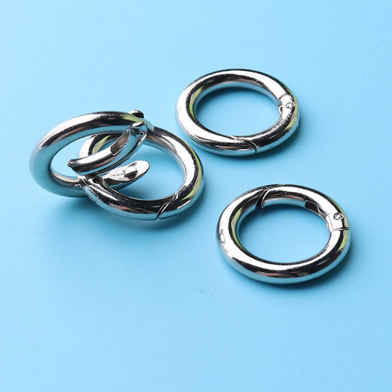 4pcs O-ring With Closure Silver O Rings/ Alloy O Rings/ Silver O Rings ...