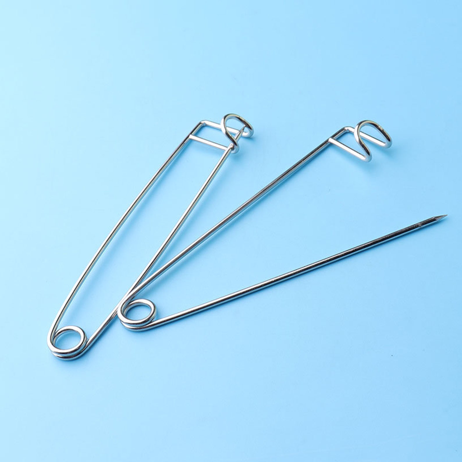 4pcs Large Safety Pin Giant Jumbo Horse Blanket Pins Special Stainless ...