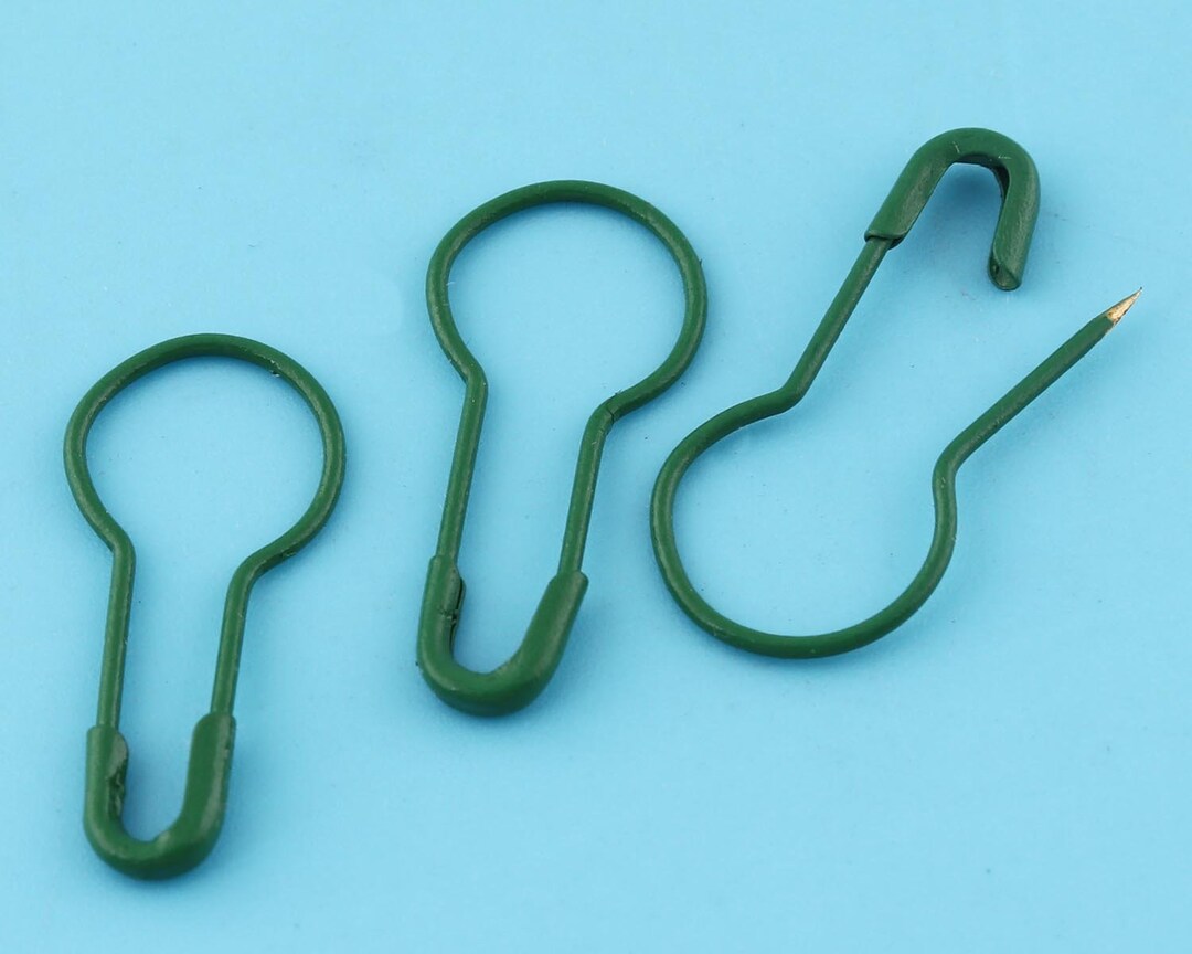 Pin de seguridad de color verde, pin de seguridad de metal, pines ...