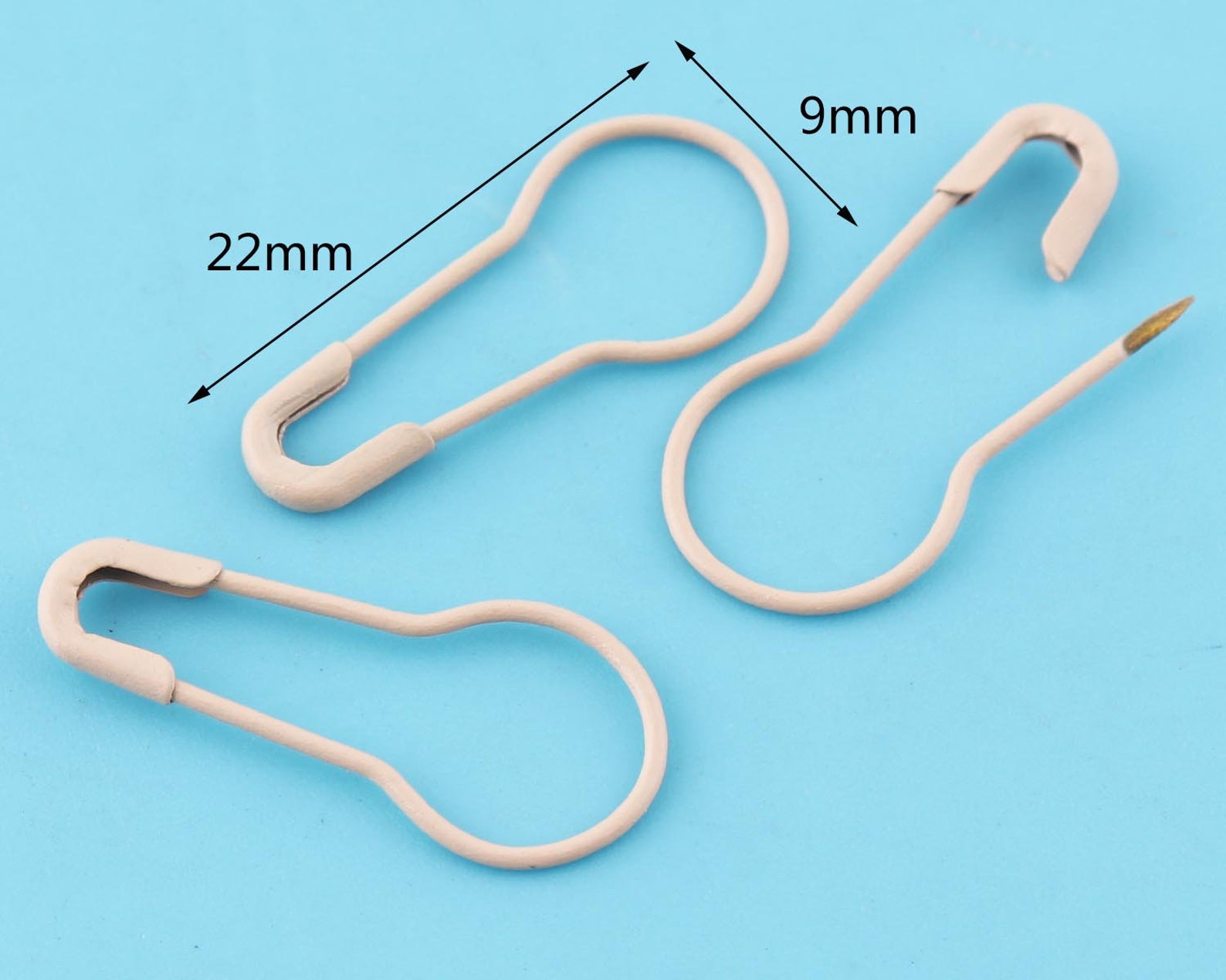 200pcs Light Pink Color Safety Pinmetal Safety Pincolorful - Etsy