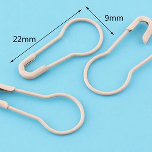 200pcs Light Pink Color Safety Pin,metal Safety Pin,colorful Pins,22 Mm ...