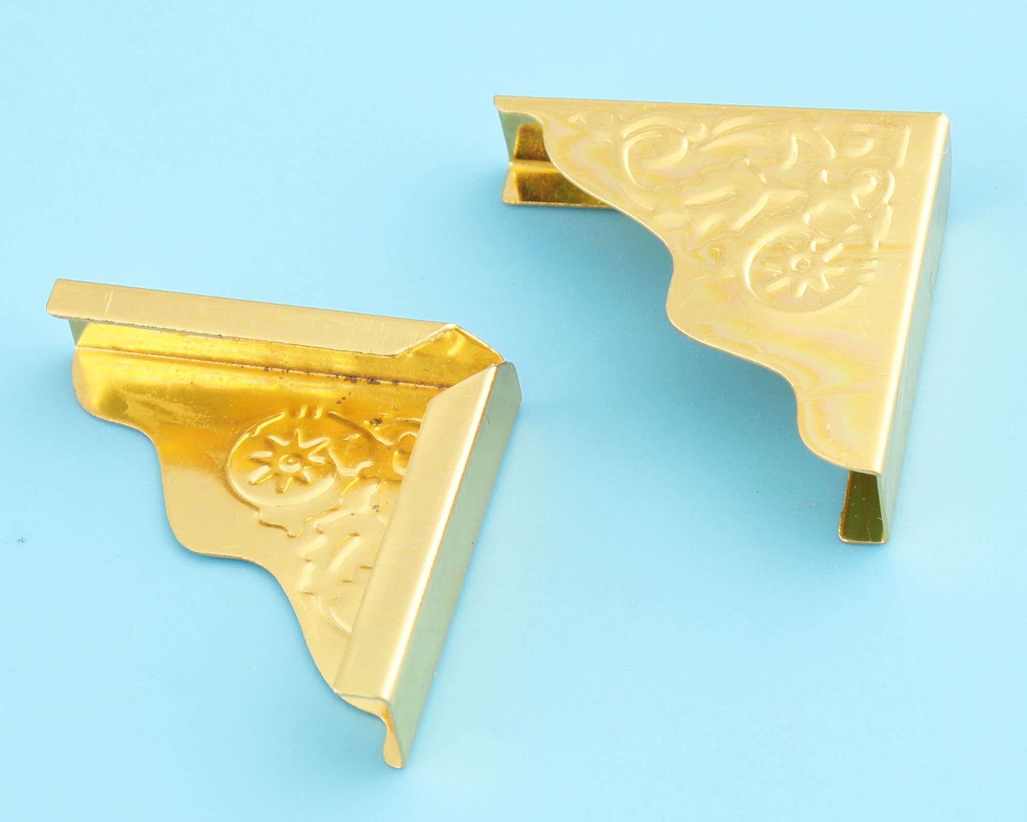 Metal Corner Protector Book Corners Purse Corner 24*34 Mm Gold Color ...