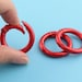 Spring Gate Ring O Ring,round Gate Ring With Red Color,out Diametel ...