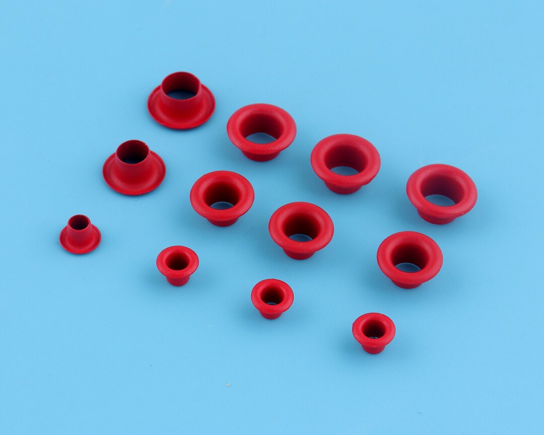 3-6mm Tiny Red Eyelets Grommets Metal Grommets Rivets Metal Jewelry ...