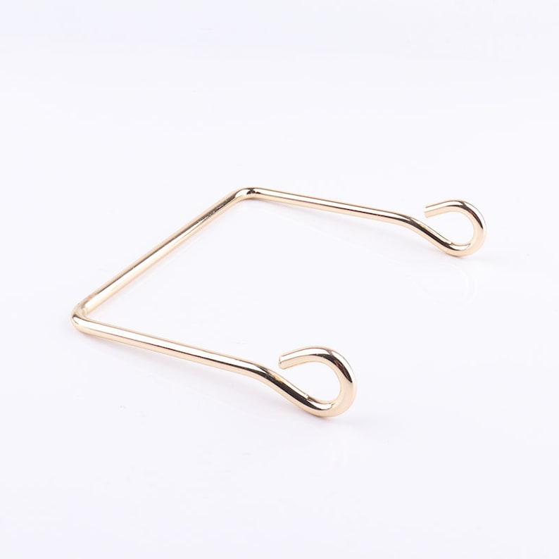 Golden Purse Handle Bag Handle Rectangle Handbag Bag Handle - Etsy