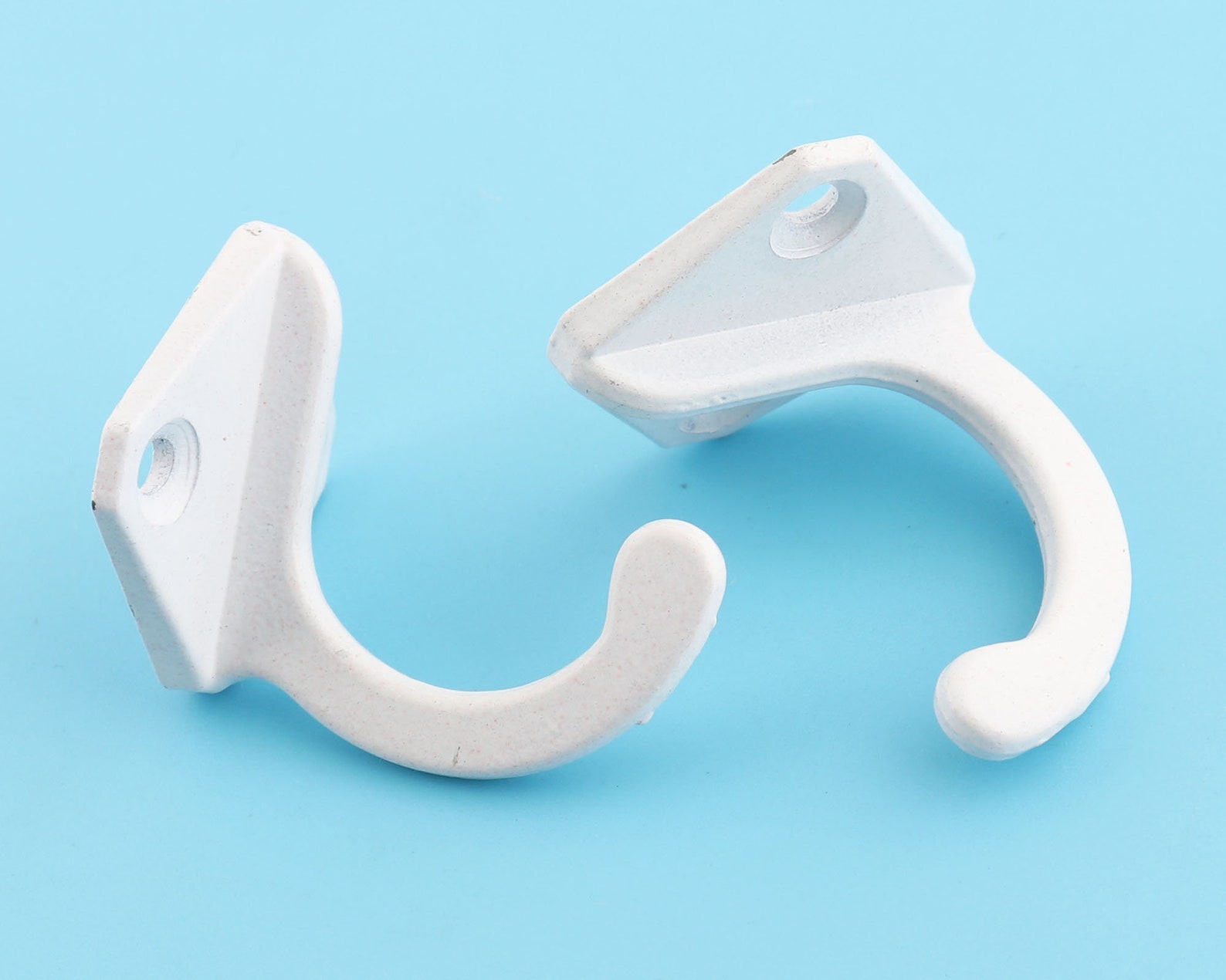 6 Pieces Wall Hook With White Colormetal Coat Hooksbathroom - Etsy