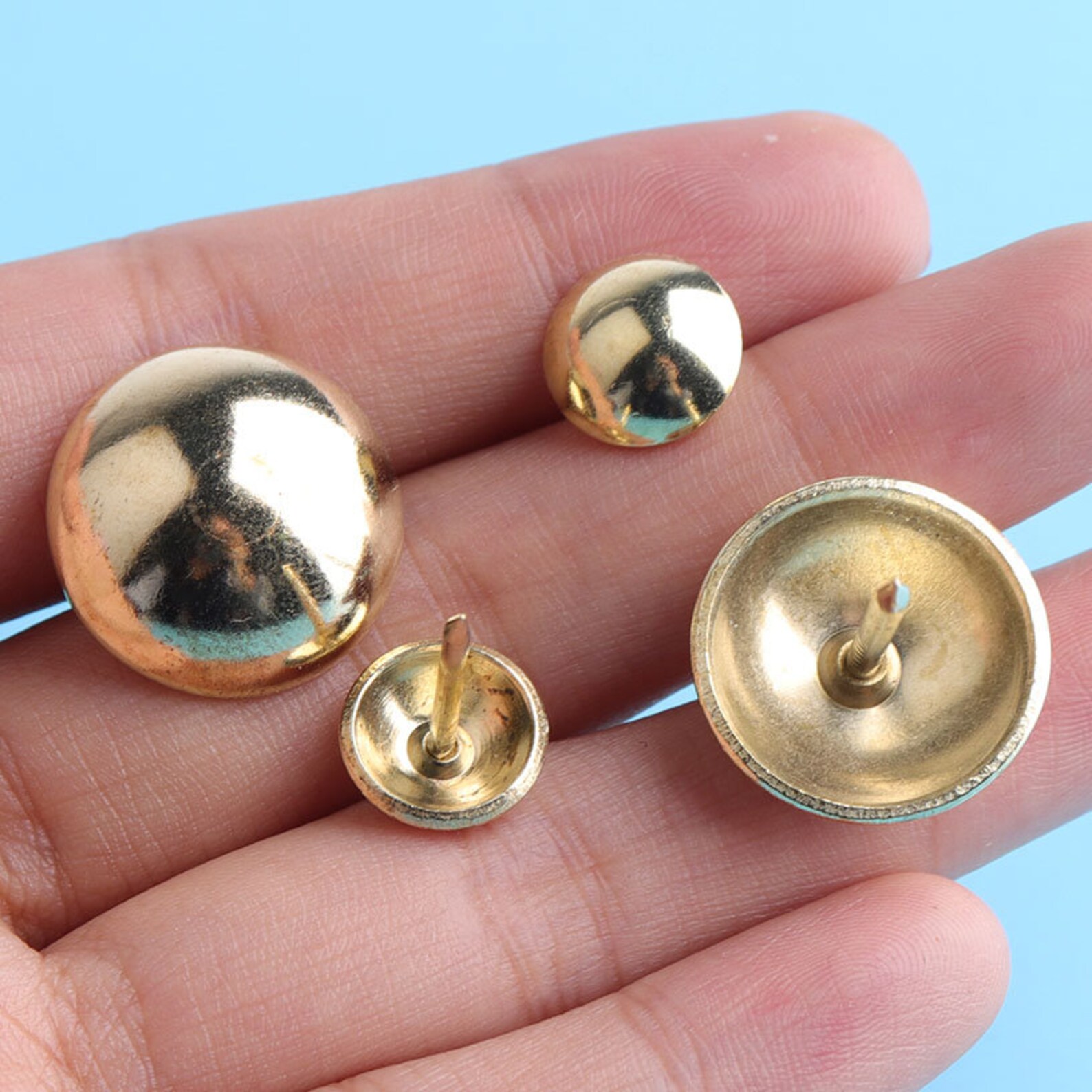Golden Plated Box Tacks Decoration Screw Fastener Screw Nails - Etsy