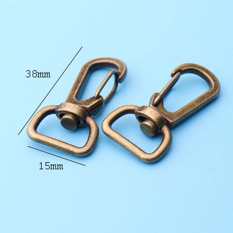 6pcs Swivel Clasp 5/8inch Wide Push Gate Swivel Hook for Bag - Etsy