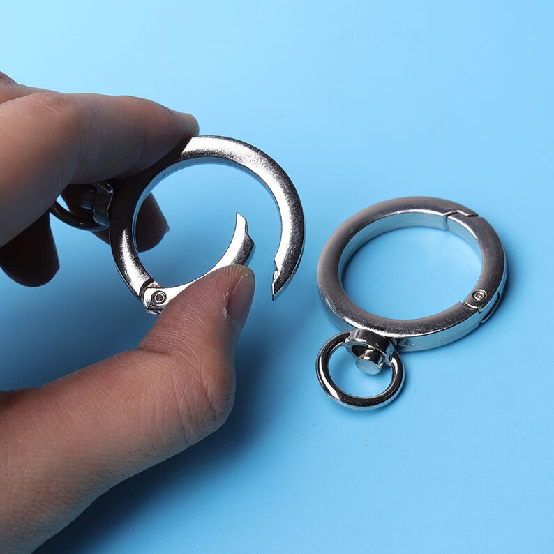 4pcs 33mm Silver O-rings Spring Gate Ring Large O Rings Spring - Etsy