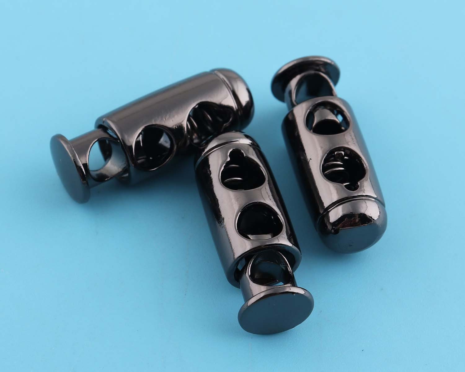 10pcs Metal Cord Lock With Rainbow/silver/rose Gold/gunmetal - Etsy