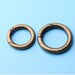 6pcs Bronze Spring O Ring Push Gate O Rings Snap Clip O-rings Round ...