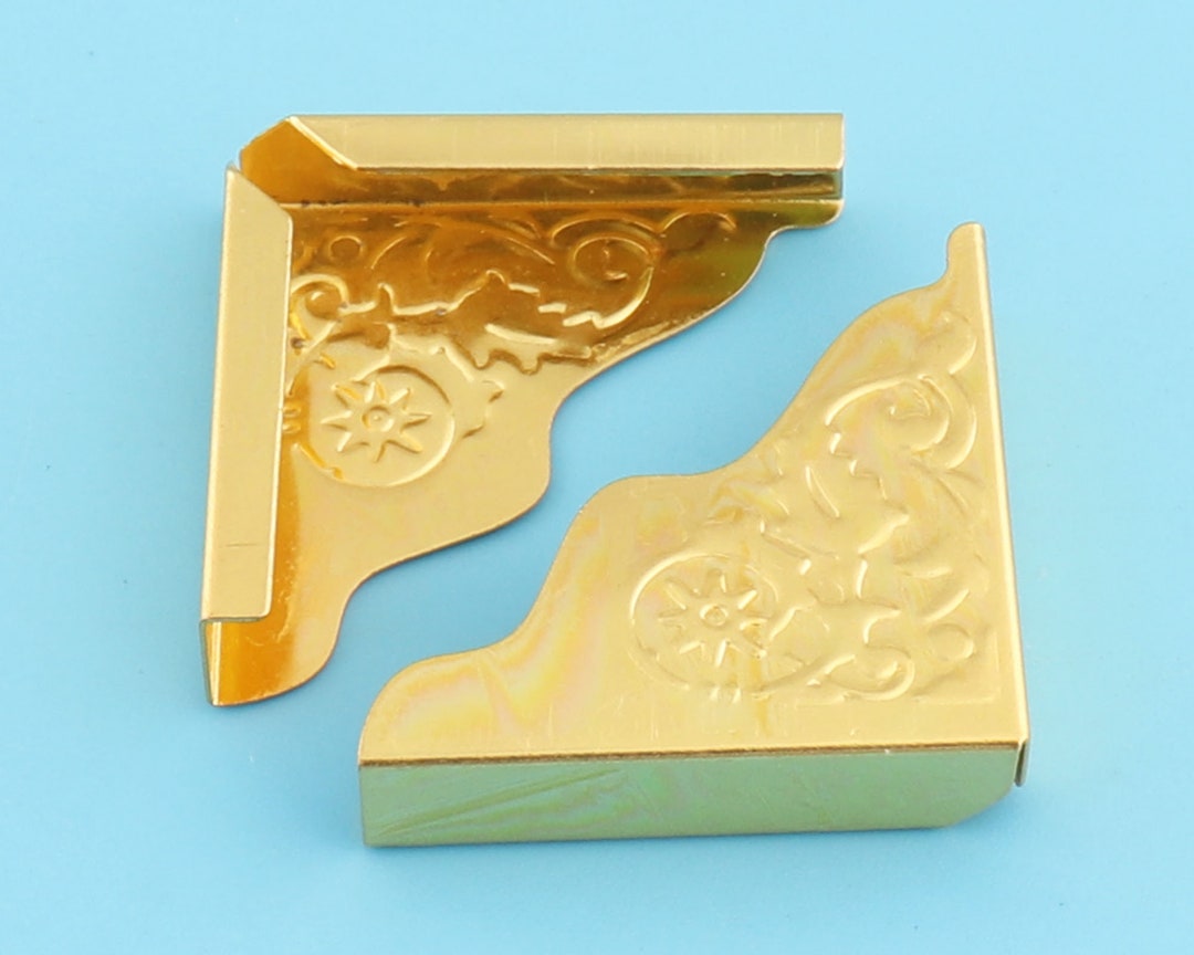 Metal Corner Protector Book Corners Purse Corner 24*34 Mm Gold Color ...