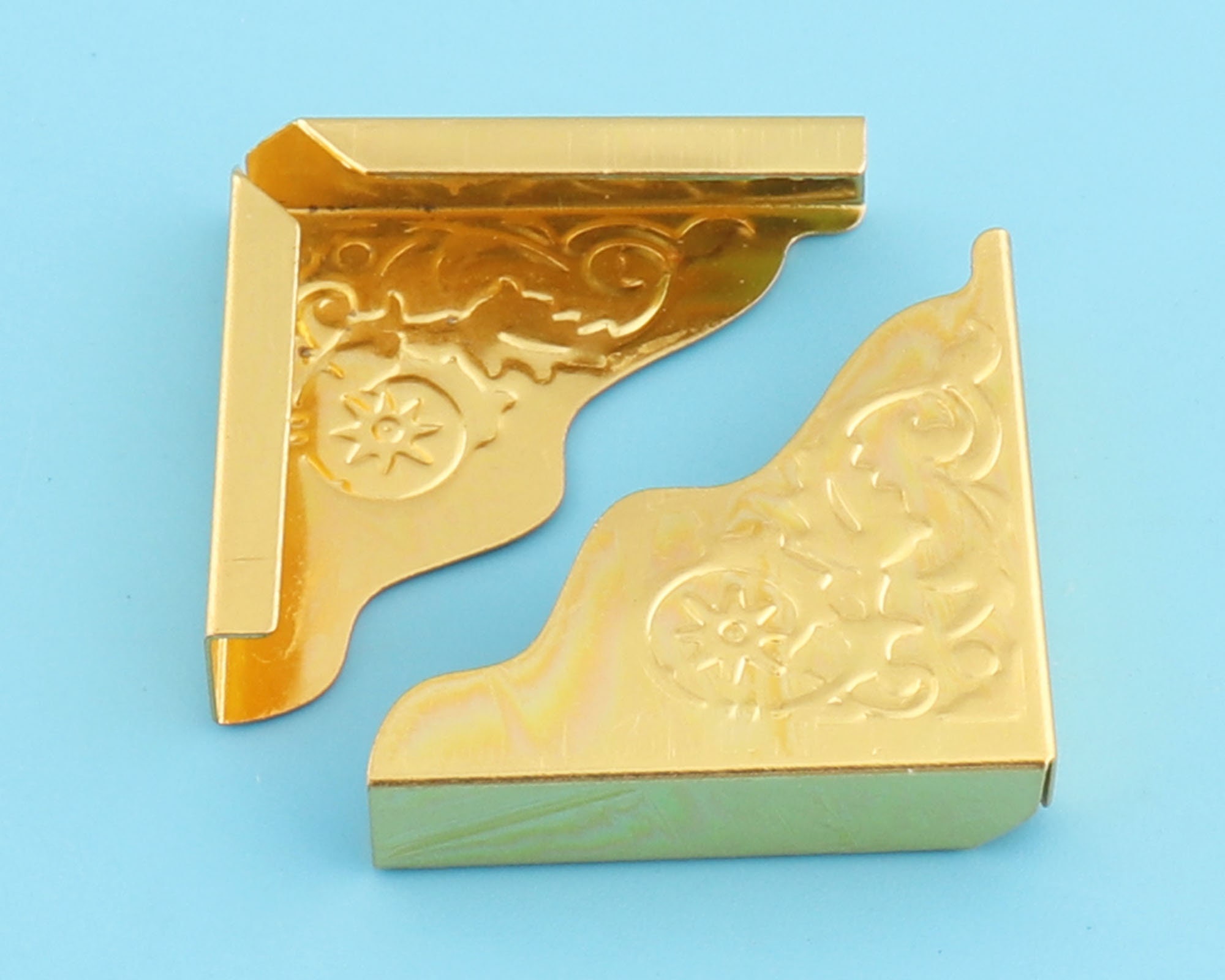 Metal Corner Protector Book Corners Purse Corner 24*34 Mm Gold Color ...