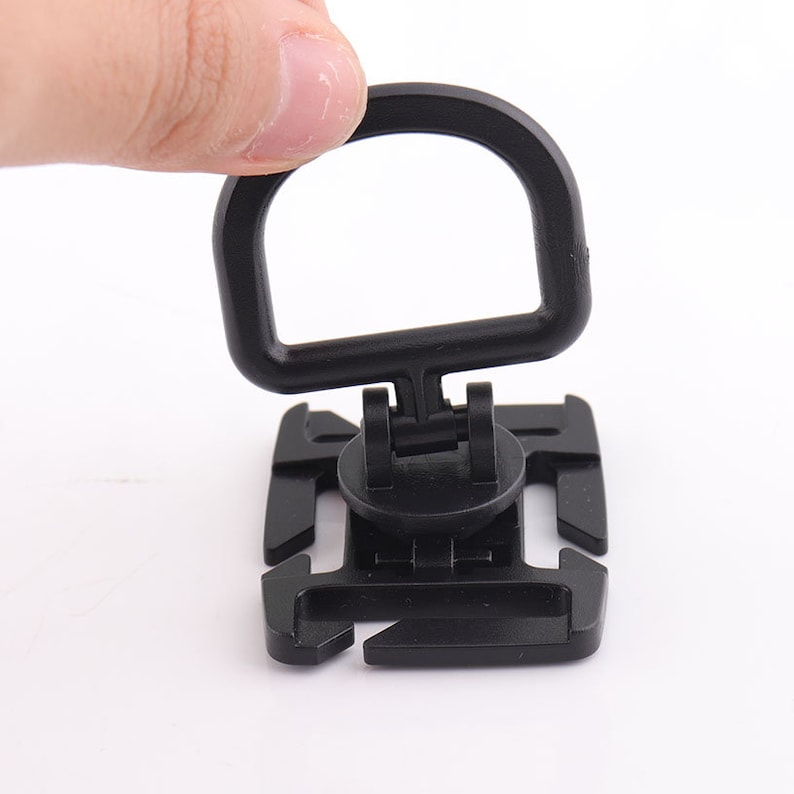4PCS Plastic Snap Tilt Hook Clips Plastic Snap Hooks Side Release ...
