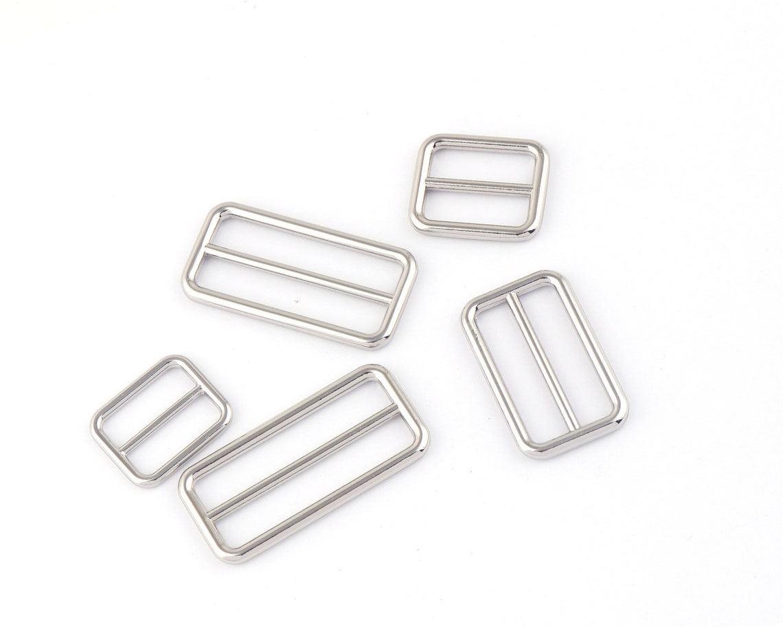 18-40mm Silver Adjuster Buckle Slide Lanyard Clasps,metal Purse ...
