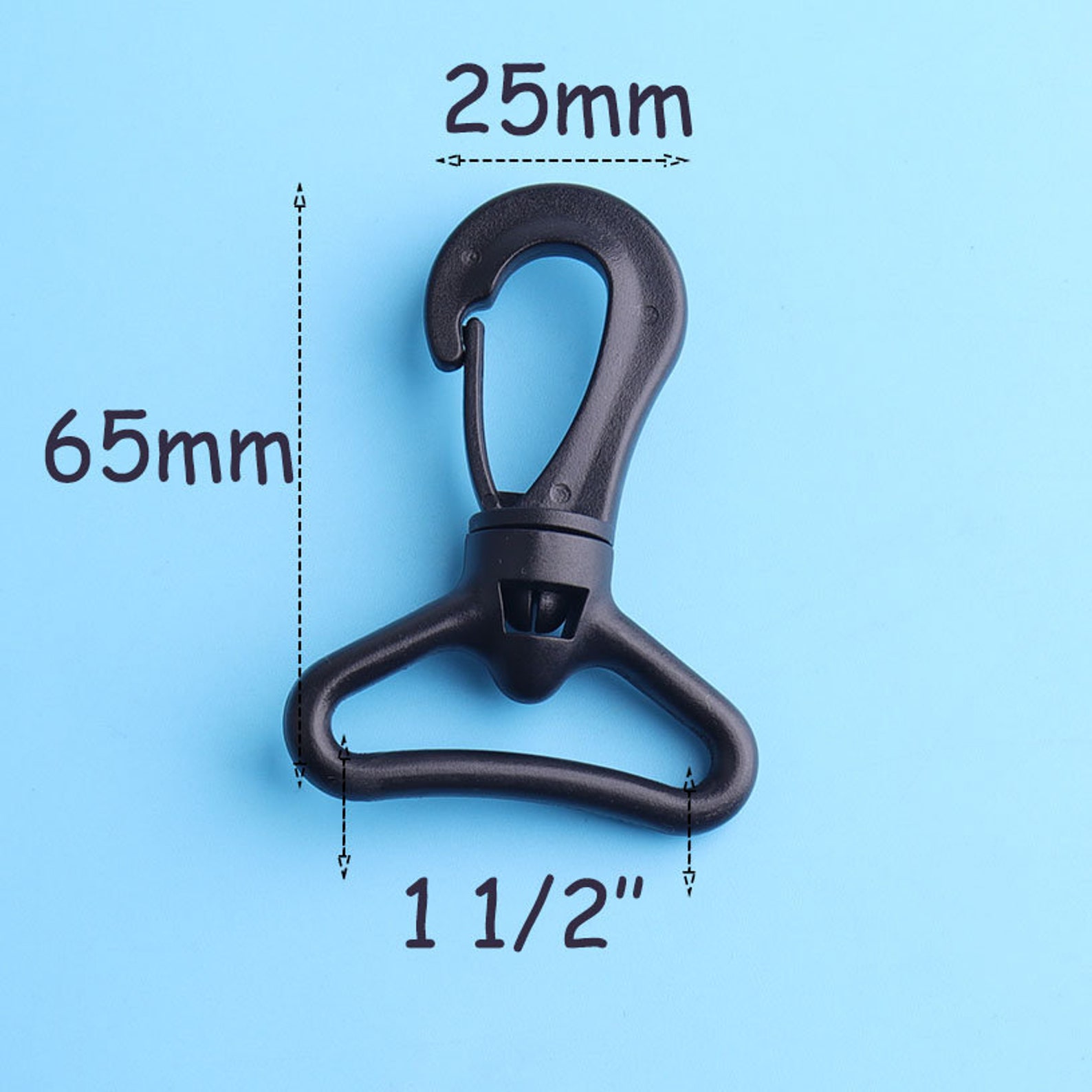 12 Pcs 1 1/2inch'' Snap Hooks Plastic Snap Clasp - Etsy