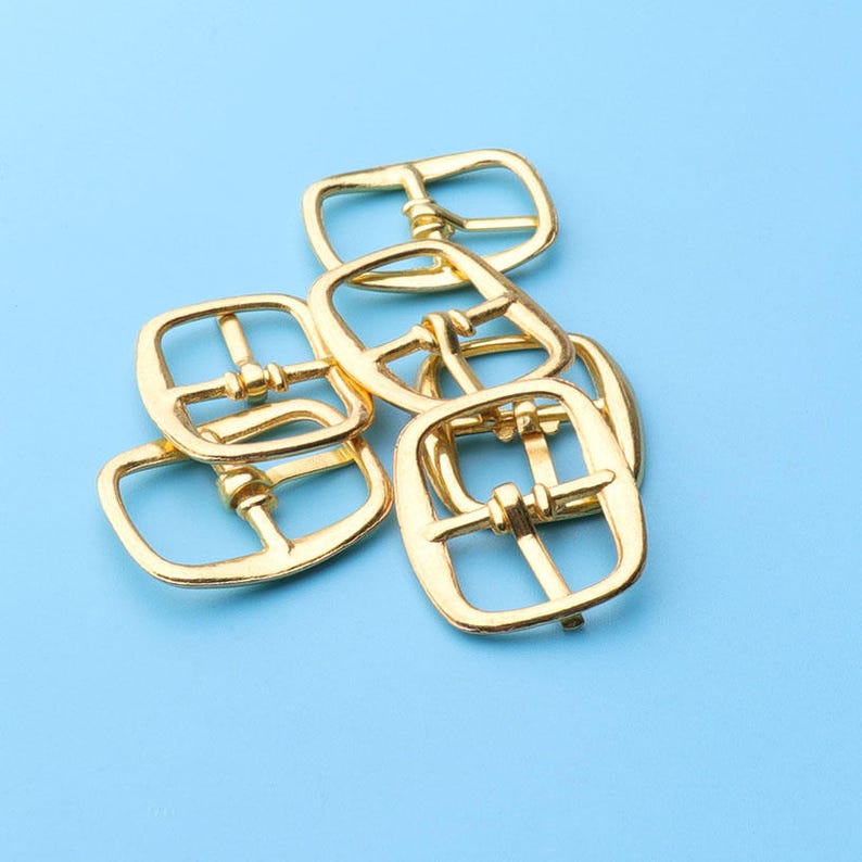 20pcs Buckle Center Bar Buckle Gold Single Prong Belt Buckle - Etsy