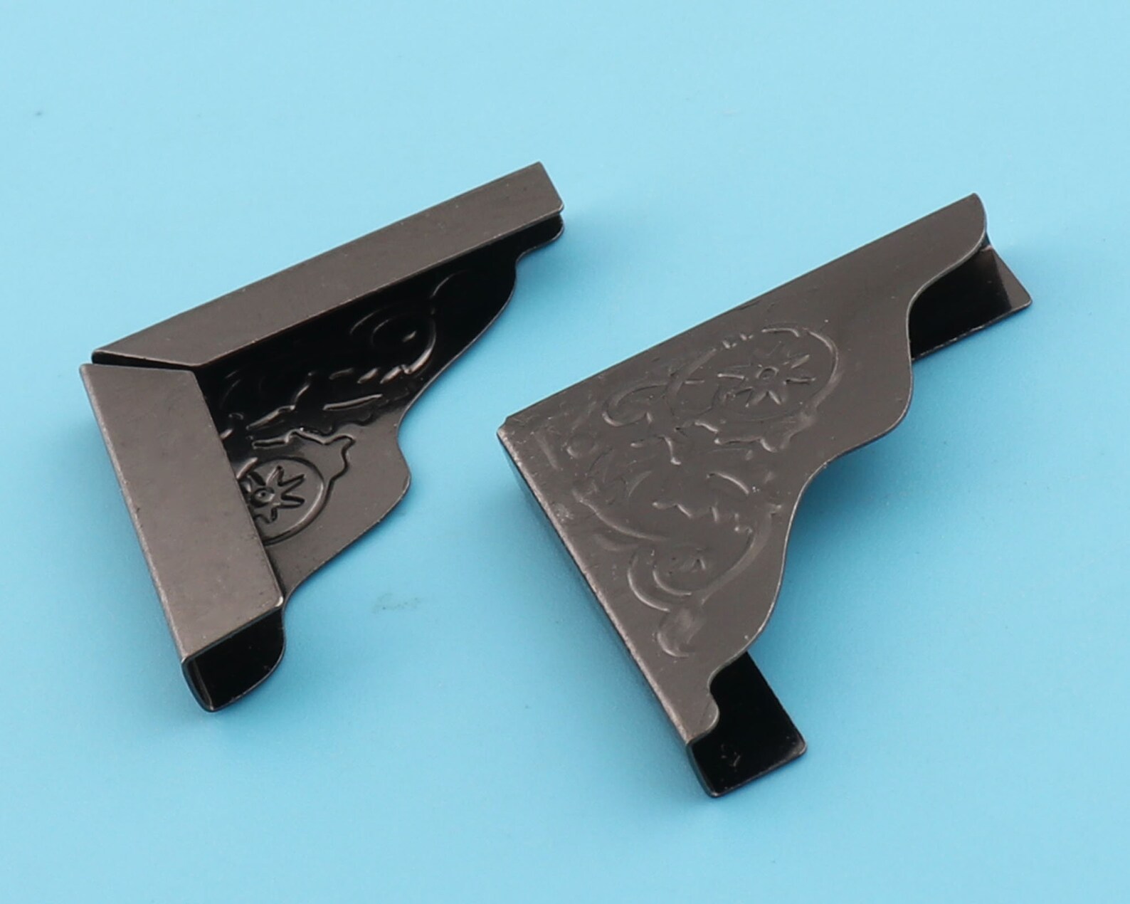 Corner Protector Metal Collar Tip Book Corners,purse Corner 25 Mm Black ...