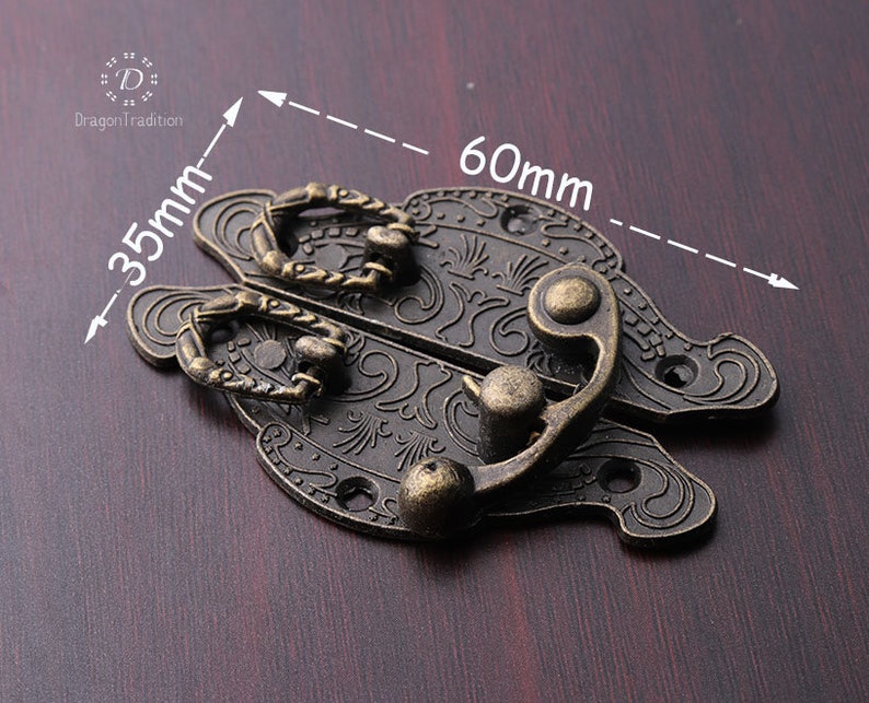 1 Set Ancient Box Hasp Jewelry Wooden Box Lock Catch Latches - Etsy