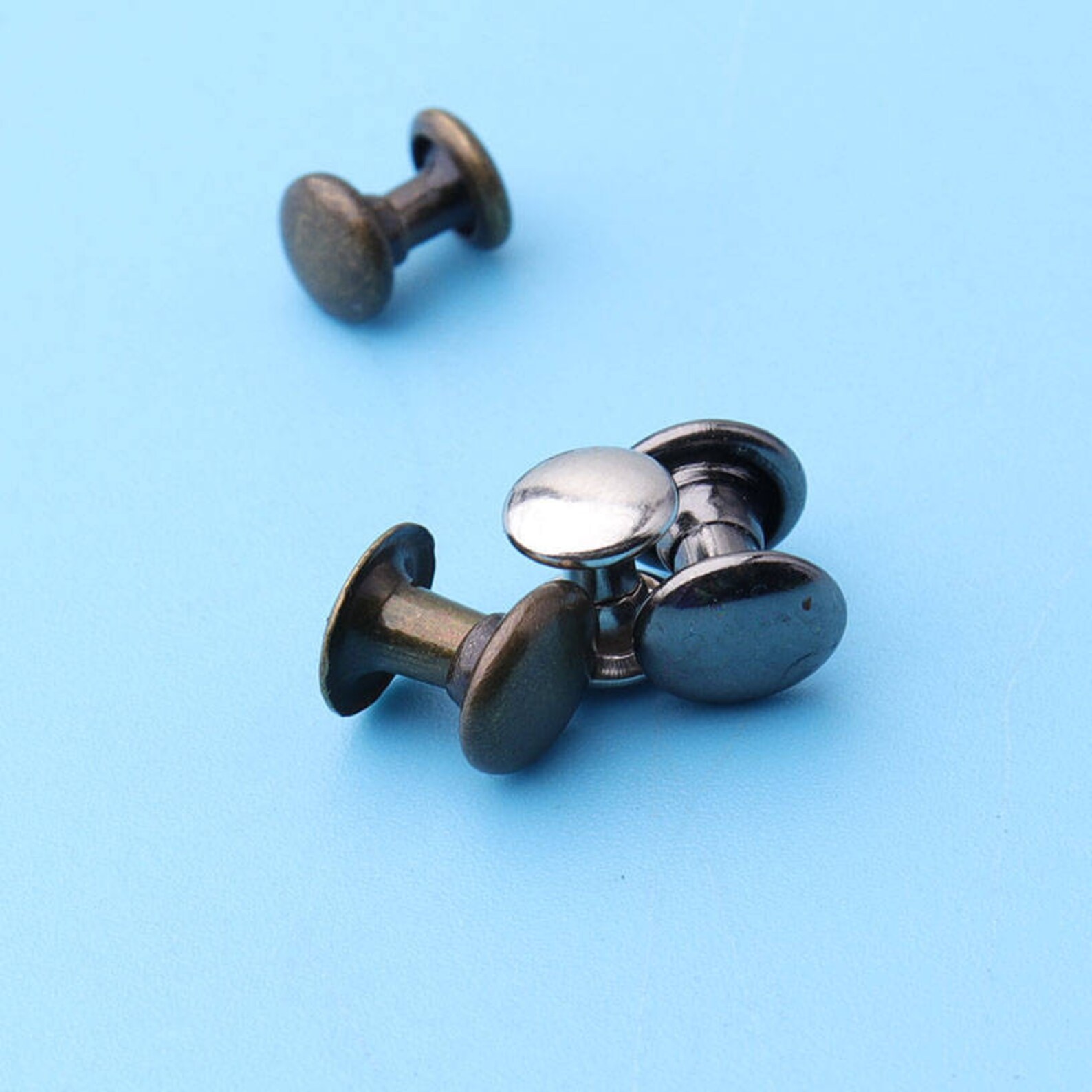 20pcs Round Rapid Rivet Studs Double Cap Rivet for Bags Belts - Etsy