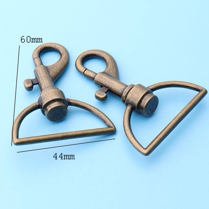 2pcs Clasp Hoop 1'2/8inch Large Matte Antique Bronze Trigger Snap Purse ...