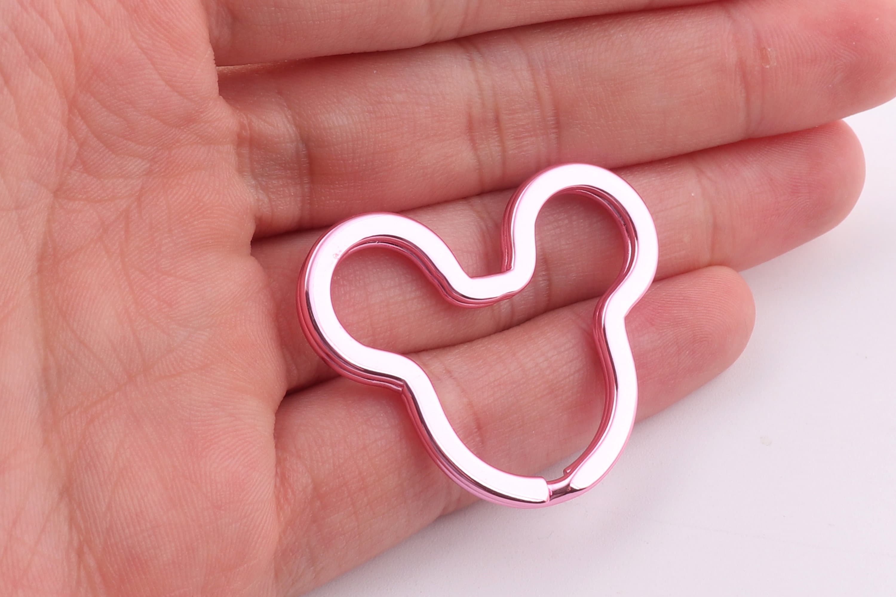 6pcs Rainbow Mickey Mouse Split Key Rings Key Chain - Etsy