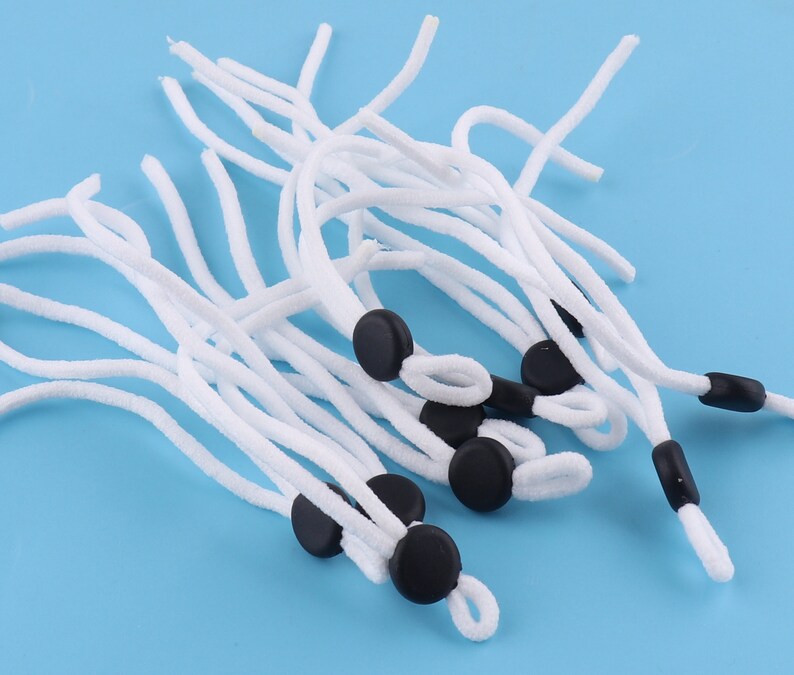 10CM9MM Elastic Cord Stopper,cord Locks to Adjust Ear Loop,face Mask ...
