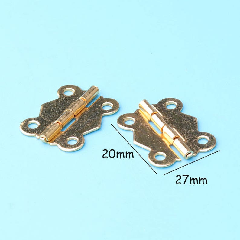 12pcs Metal Hinges Vintage Gold Hinges Jewelry Box Hinges - Etsy