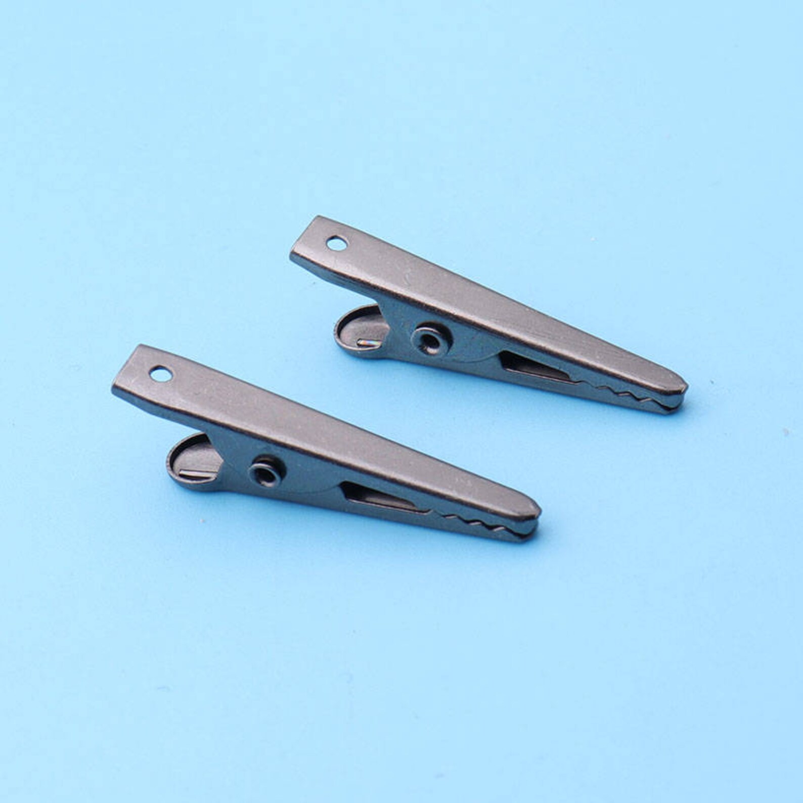 6pcs Alligator CLIPS Single Gun Black PRONG CLIPS Metal Clips - Etsy