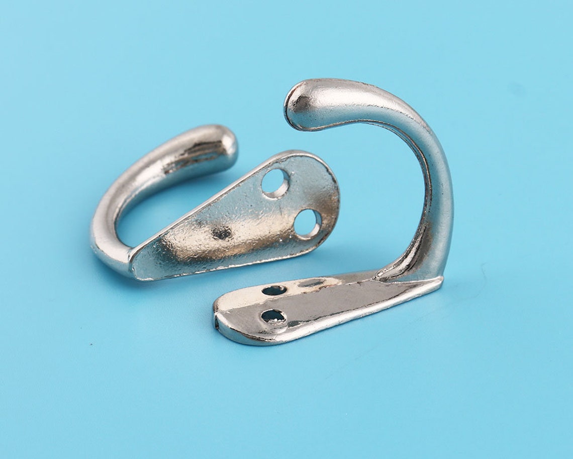 Wall Hooks Zinc Alloy Metal Hooks 5 Pcs High Quality Thick - Etsy