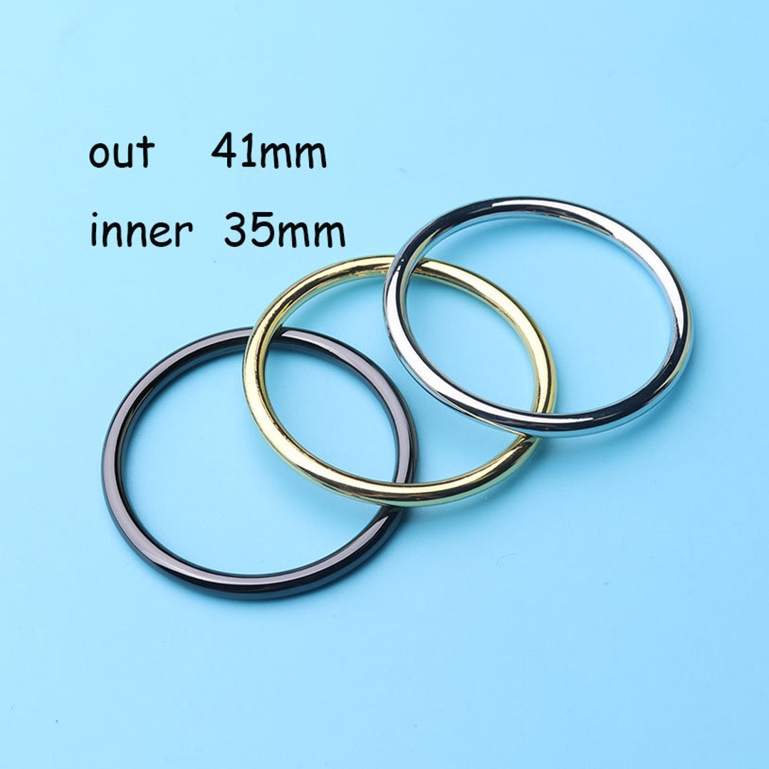 2pcs O-ringin Three Colors-gold O Rings/ Gunmental O Rings/ Silver O ...