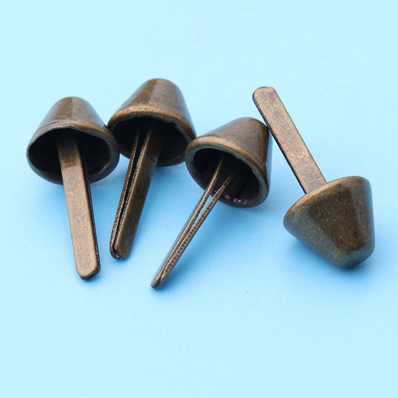 20sets Claw Nails Cone Rivet Studs Flat Head Screws Purse Feet Screw ...