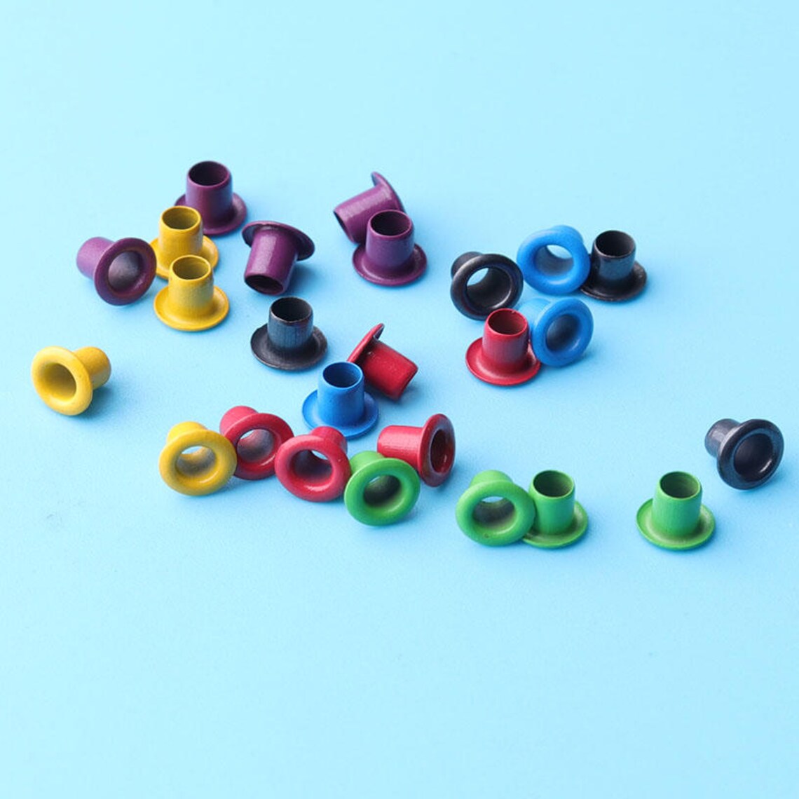 100pcs Eyelets Grommets Happy Colorful 2mm Hole Rivet Studs - Etsy