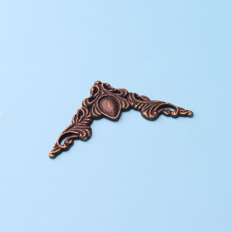 8pcs 40mm Corner Decorative Bracket Antique Bronze Flat Corner - Etsy