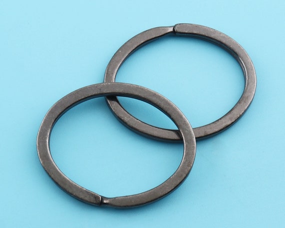 Oval Key Split Rings Metal Oval Rings Key Ring O Ringkey | Etsy